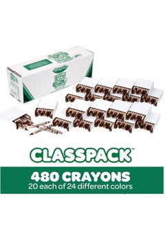 Crayola 480-Pieces Colors of The World Skin Tone Crayons Bulk Classroom ...