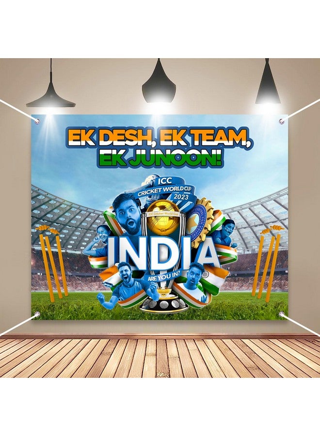 Party Propz Party Propz World Cup Cricket Decoration Banner - Team ...