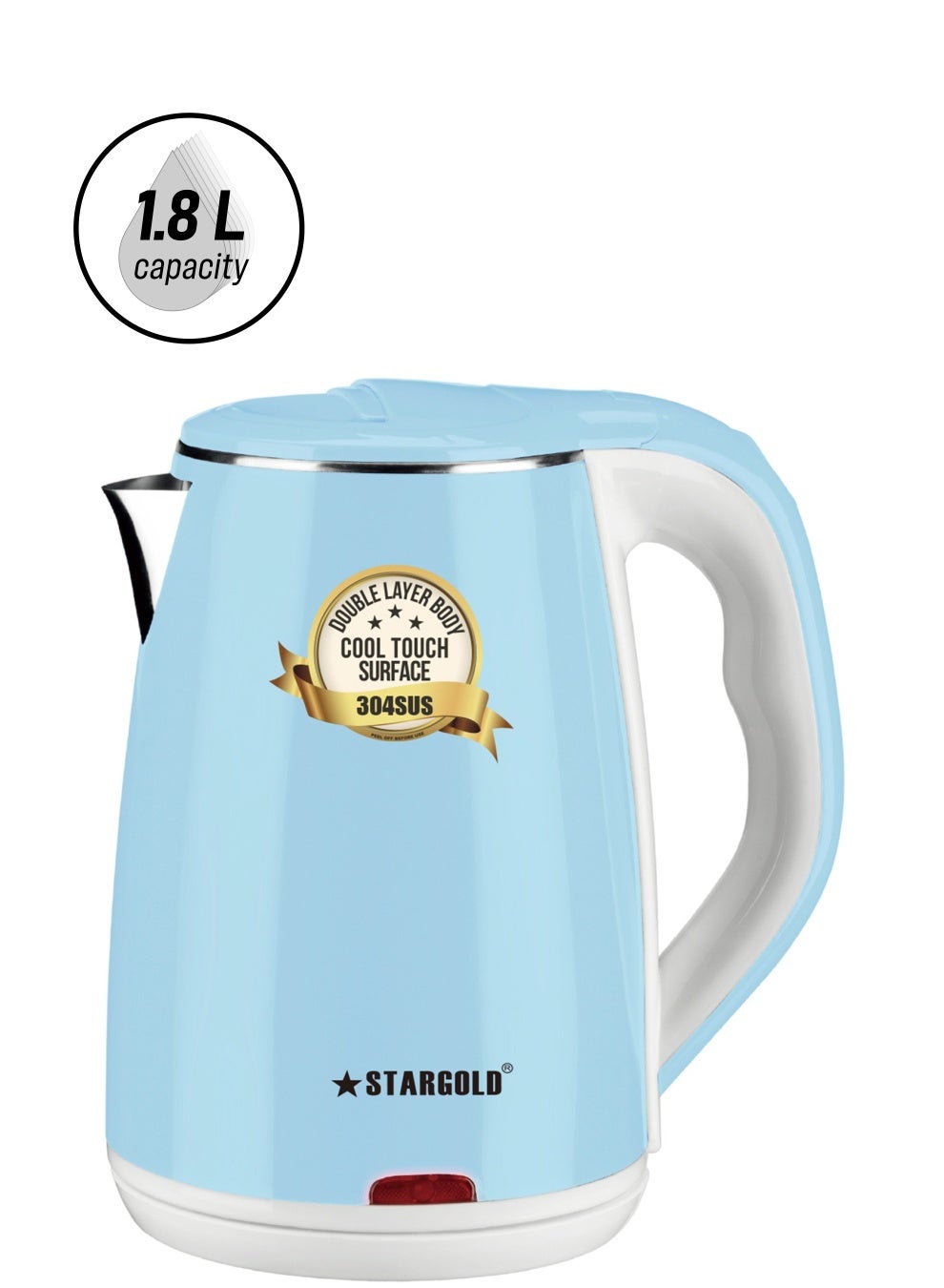 Stargold Electric Kettle 1.8 Litre with Auto Turn-Off Kettle 1500W ...