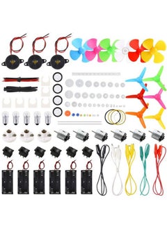 Generic 6 Set 131 Pcs Dc Motors Kit, Mini Electric Motor 1.53V 15000Rpm ...