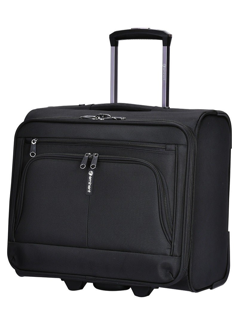 eminent Premium Pilot Case Trolley 17 inch with Multi Compartments and ...
