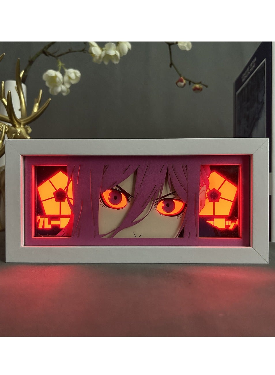 Generic Stitch Cartoon Visual Night Lights LED Demon Slayer Denji Lamp ...