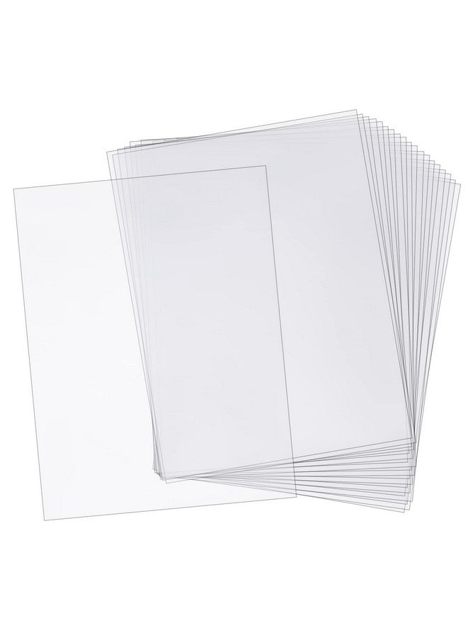 AHANDMAKER 20 Pcs Clear Pvc Flexible Plastic Board Sheet 8 X 11 Inch ...