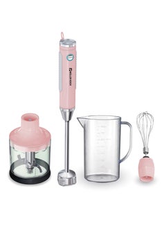 MULLER KOCH Pink Hand Blender Set with Speed Controller and Silicon ...