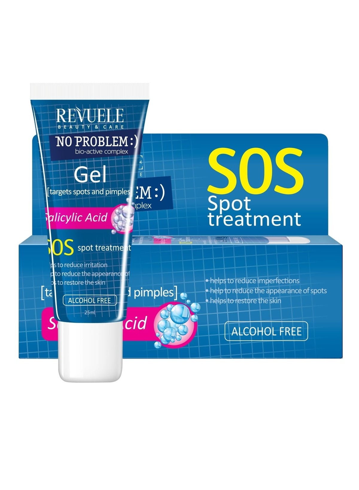 REVUELE No Problem SOS Spot Treatment Gel with Salicylic Acid 25ml ...