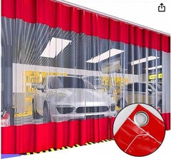 Pamukkale Branda Transparent Balcony Curtain with Cornice Buckle ...
