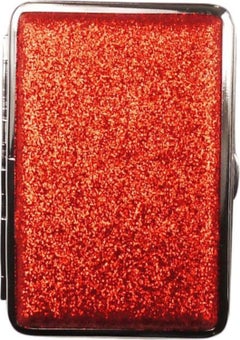 Angeloflife Angelo Shiny Slim/slender Short Cigarette Case 14-Piece Red ...