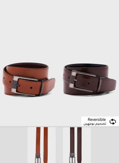 Buy Ted Baker Multicolor Crafti Smart Reversible Belt for Men in Kuwait
