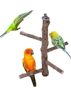 Aikanbo Natural Wood Bird Bass Rack for Hanging Multi-Branch Bass for ...