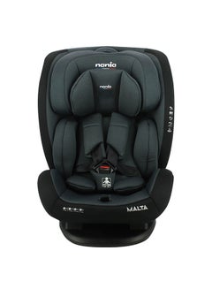 Nania Malta Grey Black Baby Car Seat, Group 0+,1,2,3 (0-36Kg), Suitable ...