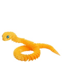 Generic 3d Printed Snake Toy Joint Movable Simulation Animal Model Gift ...