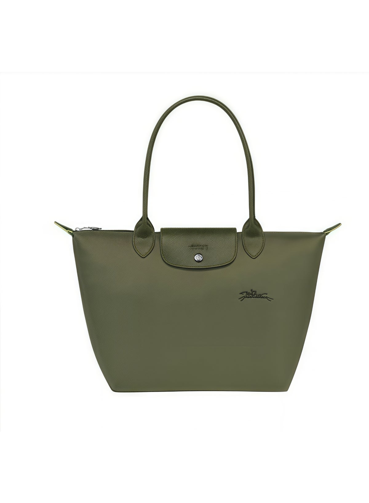 Longchamp LE PLIAGE GREEN L TOTE BAG Forest - Recycled Canvas Women's ...