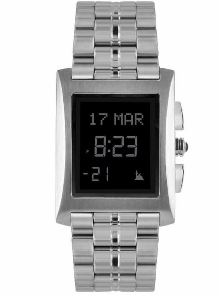 Alfajr Al Fajr Silver Steel Classic Watch WL-08S | Best Price KSA ...