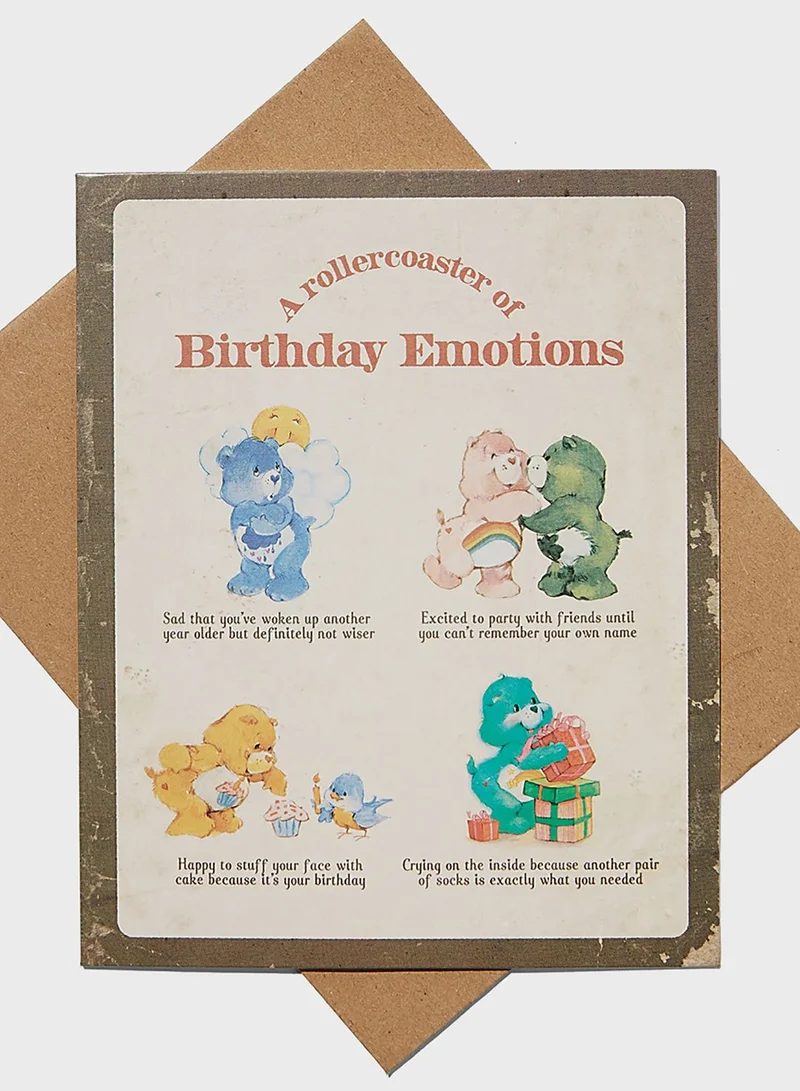 Typo Care Bears Birthday Card for Women | Best Price KSA
