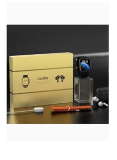 modio Smartwatch M Ultra, with 2 Straps and Wireless Headphone with ...