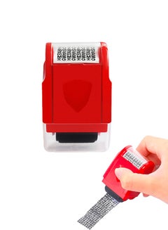 Generic 1 Pieces Roller Confidentiality Seal Privacy Stamp Roll ID ...