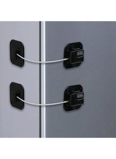 Arabest 2 X Fridge Lock with Code No Drilling for Children Under 5 ...