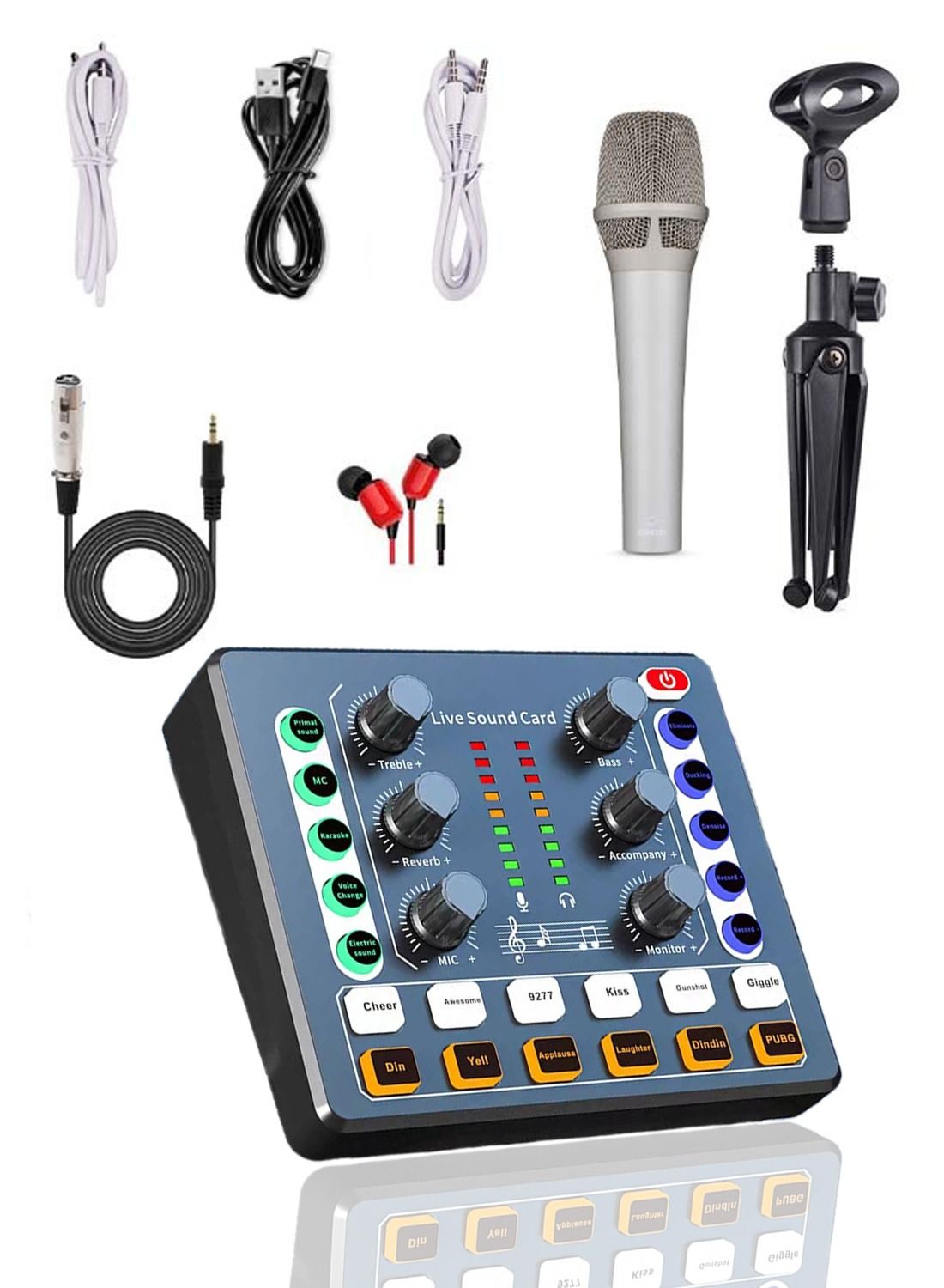 Viden M8 Sound Card Set DSP Chip Twelve Ambient Sounds Four Kinds Of ...