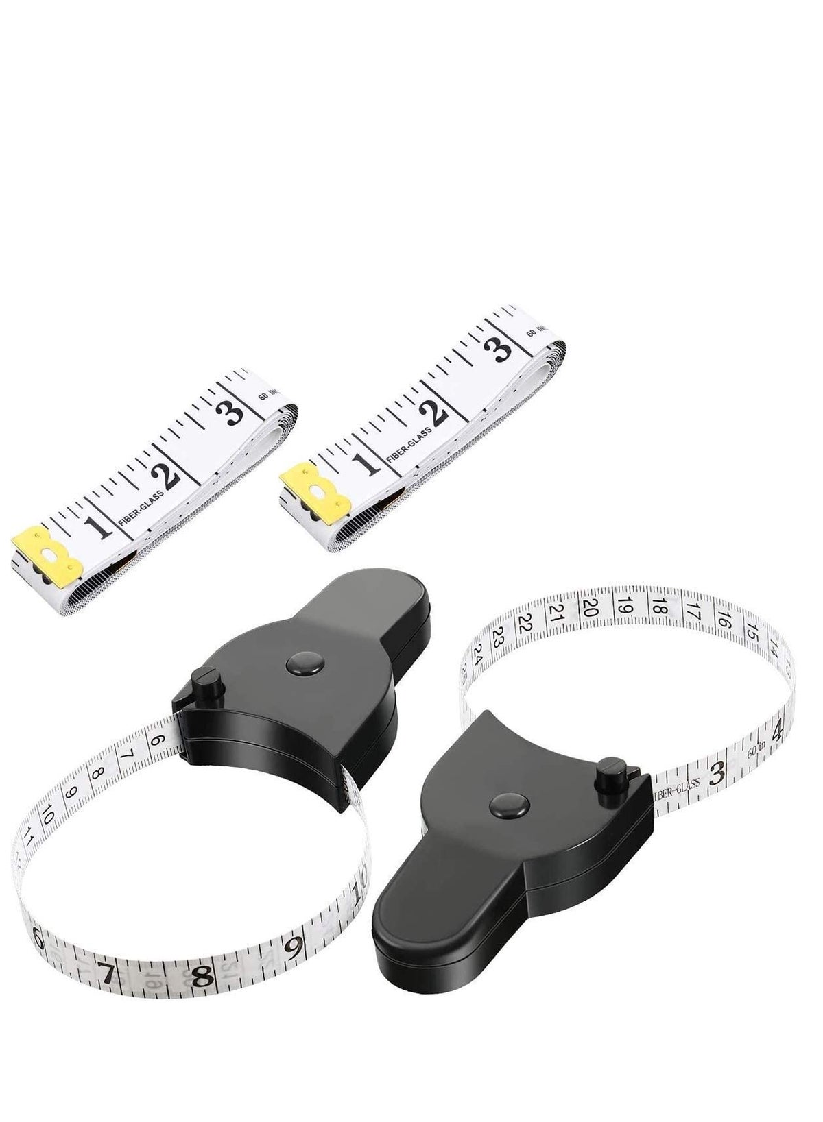 Y&D Body Measuring Tape 60 Inch Measure, Tailor Retract Ergonomic ...