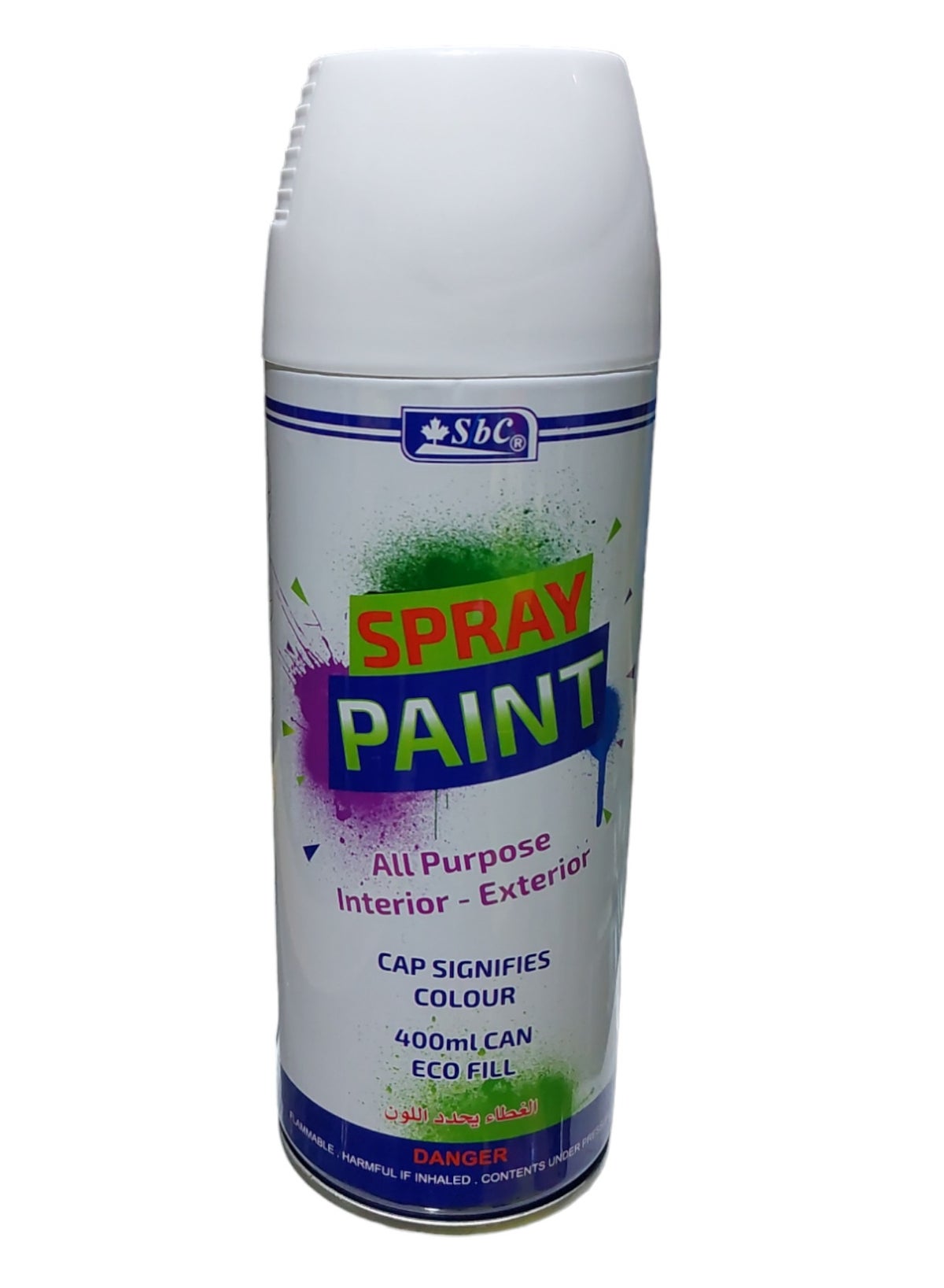 SBC All Purpose Spray Paint White 400ml | Best Price KSA | Riyadh, Jeddah