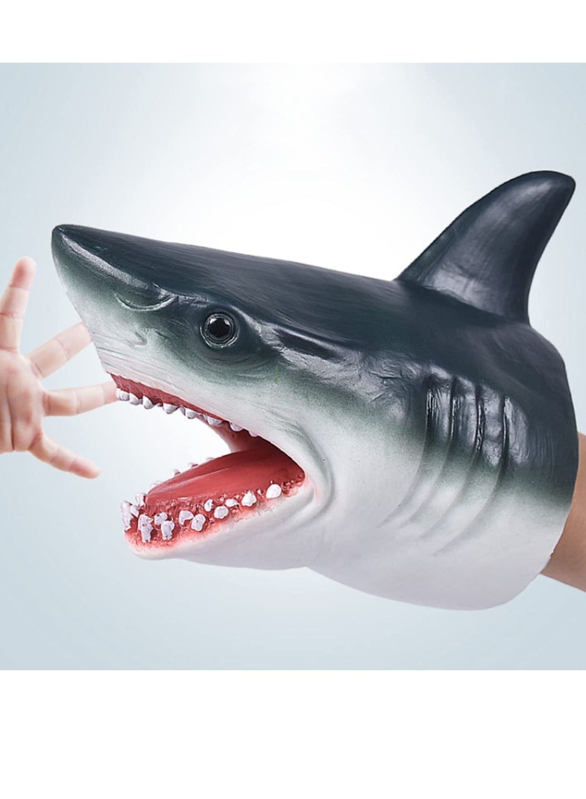 Generic Shark Hand Puppet Dolphin Hand Puppet Kids Soft Rubber ...