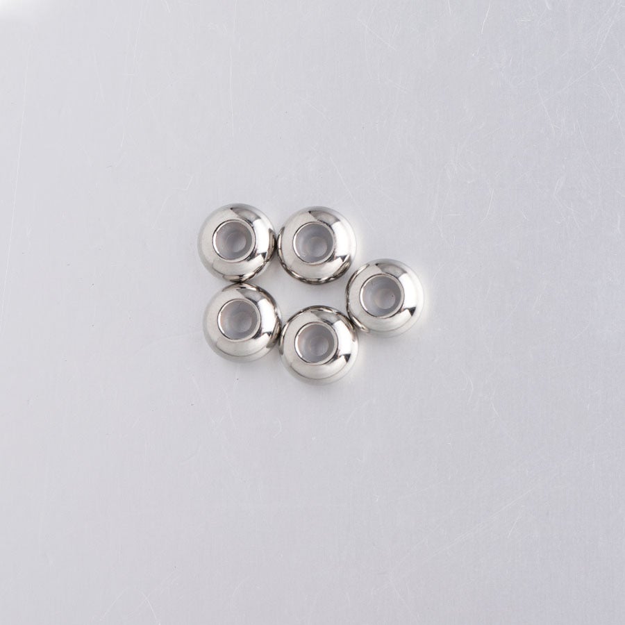 Generic 303 Stainless Steel 8Mm Rubber Ring Positioning Beads ...