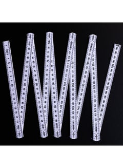 Generic 2 M Plastic Folding Ruler British Scale Folding Ruler ...