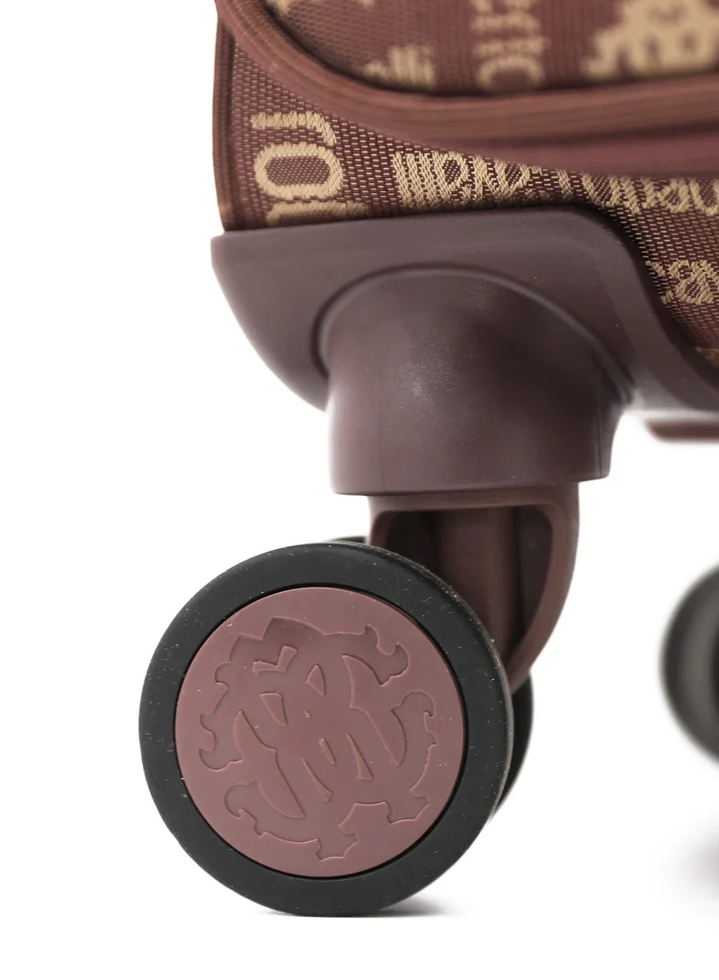 roberto cavalli BROWN Roberto Cavalli 2-Piece Printed Softshell Luggage ...