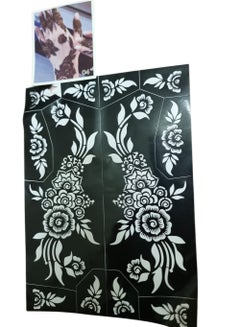 Generic Henna Designs Large Size Mold Stickers for Hand and Feet For ...