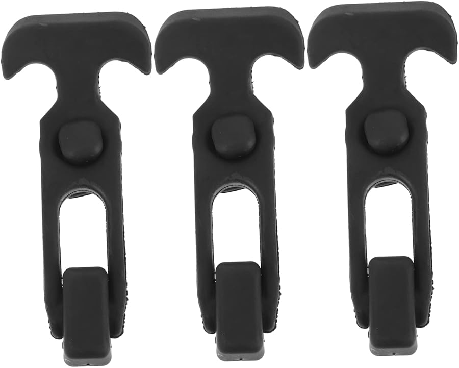 Generic 3Pcs Black Rubber T Handle Draw Latches For Toolboxes Coolers ...