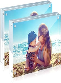 KASTWAVE A4 Acrylic Picture Frames 2 Pack, 8.5x11 Magnetic Clear ...