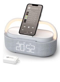 AMBERJACK AMBERJACK Bluetooth Speaker with Digital Alarm Clock Wireless ...