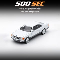 Generic 1/64 Scale Mercedes 500SEC Alloy Car ModelWhite White UAE ...