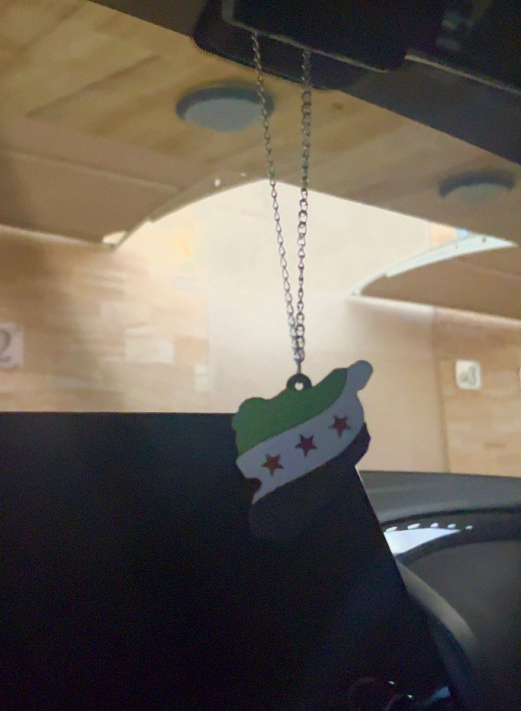 Generic Syria Map Car chain – Colored with the Syrian Flag | Best Price ...