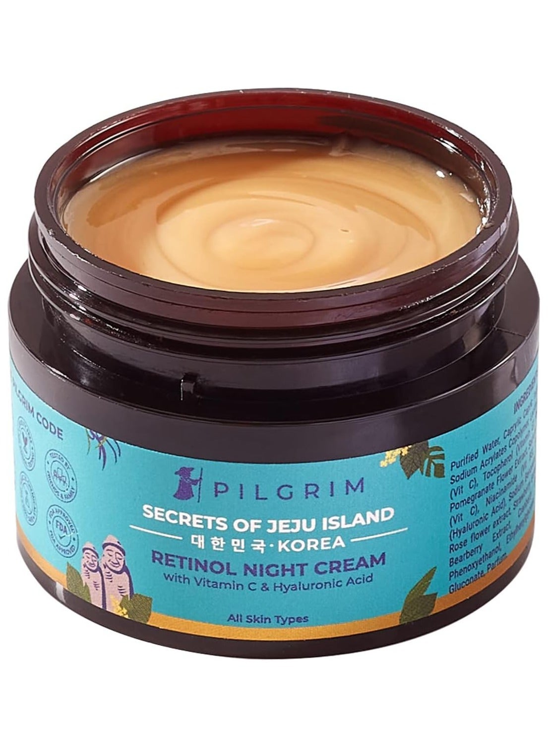 PILGRIM Pilgrim Retinol Anti Aging Night Cream With Hyaluronic Acid ...