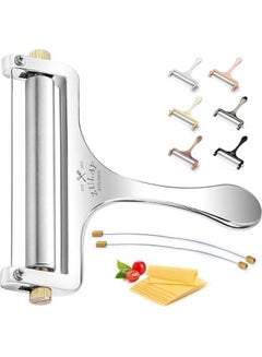 Generic Stainless Steel Wire Cheese Slicer - Adjustable Hand Held ...