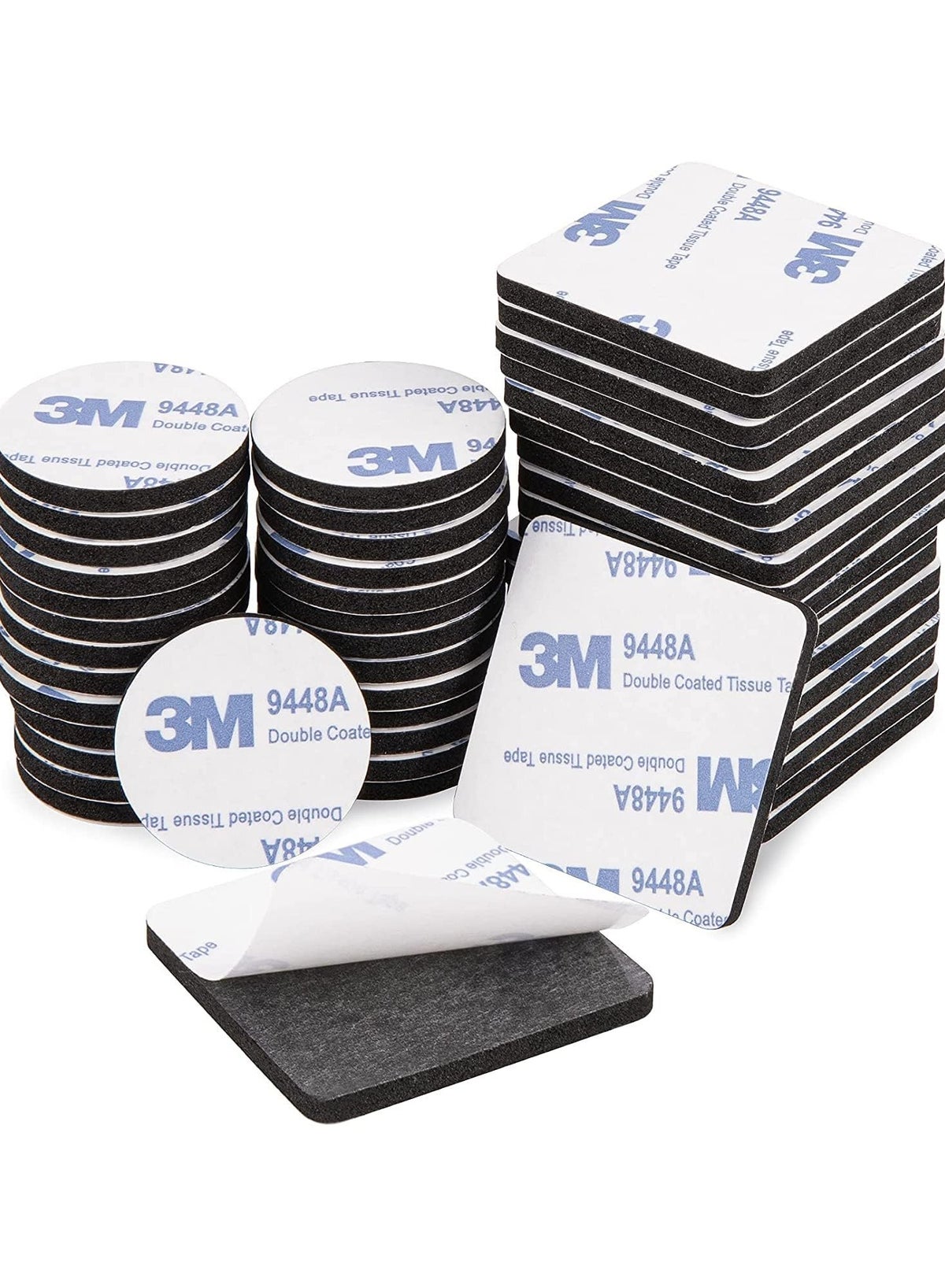 3M 100 Pcs Double Sided Tape Strong Heavy Duty Waterproof Tape Adhesive ...