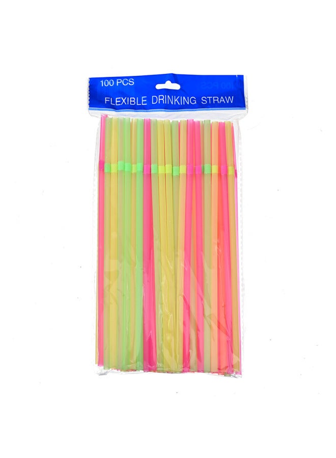 Generic 100 5mm6mm Disposable Drinking Plastic Straw Soy Milk Sprite ...