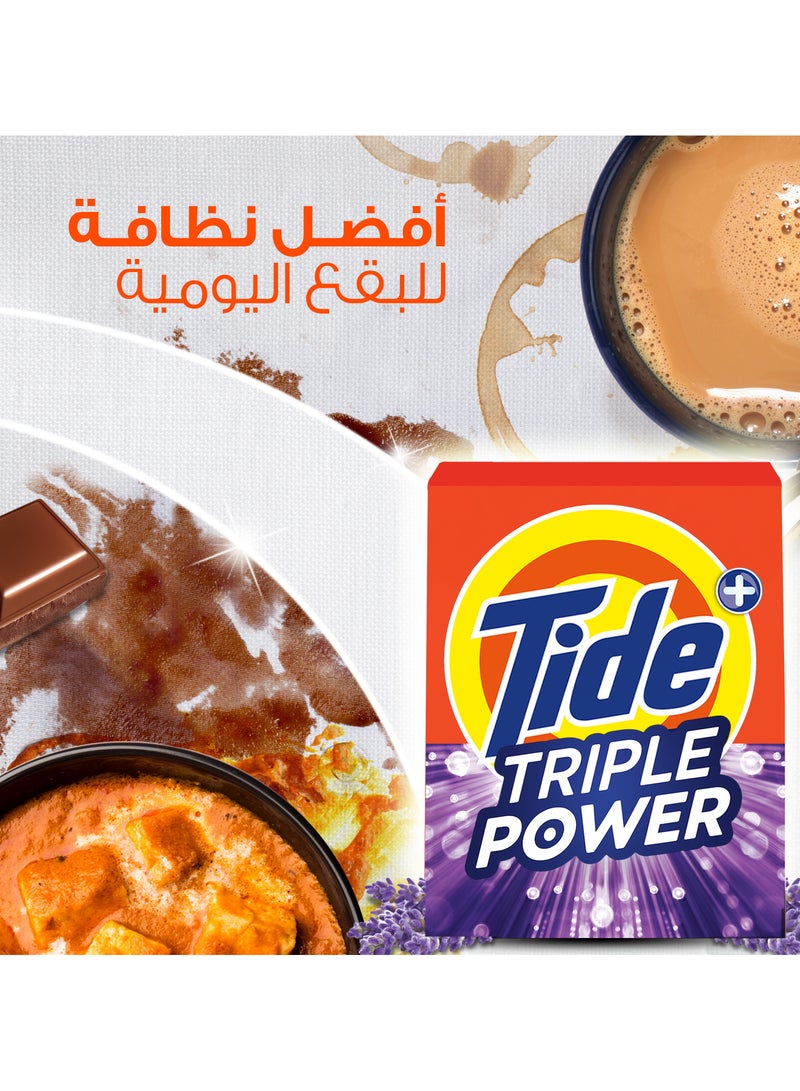Buy Tide Triple Power Lavender Laundry Detergent Powder Online | 15 ...