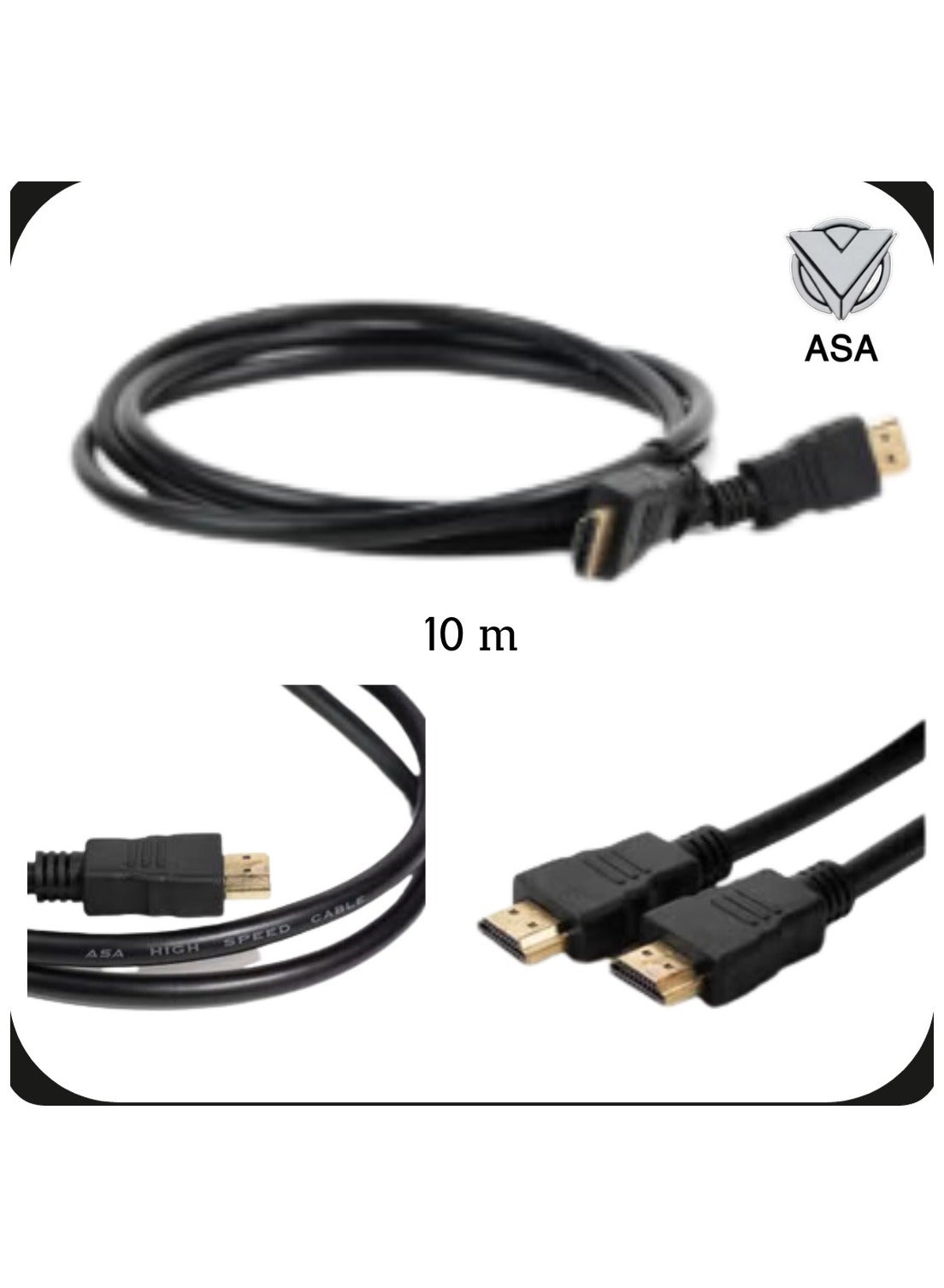 ASA Premium HDMI Cable 10meter | Best Price KSA | Riyadh, Jeddah