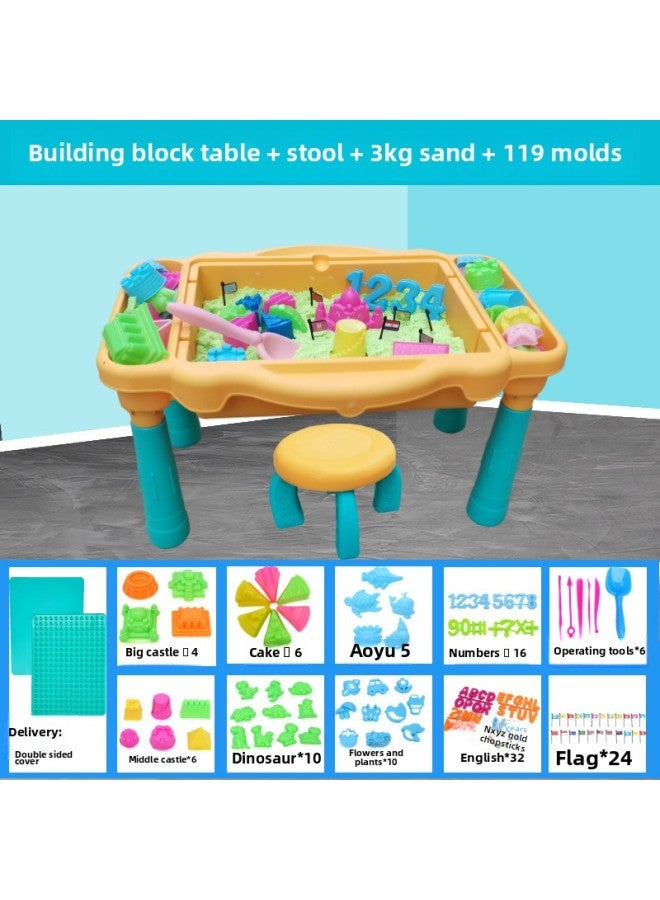 Generic Children's Space Toy Sand Table Suit Indoor Playing Colored ...