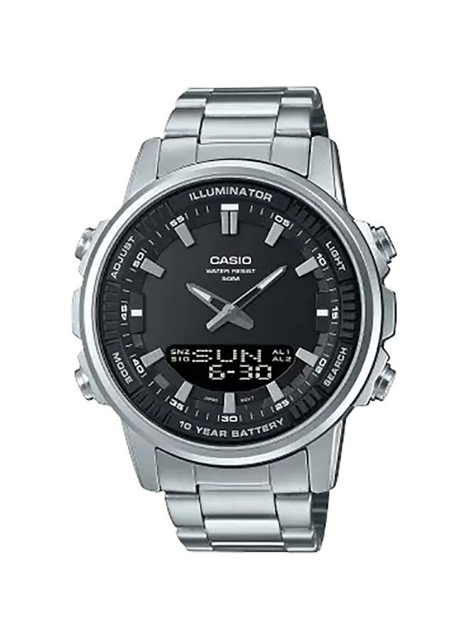 CASIO Analog & Digital Stainless Steel Wrist Watch AMW-880D-1AVDF ...