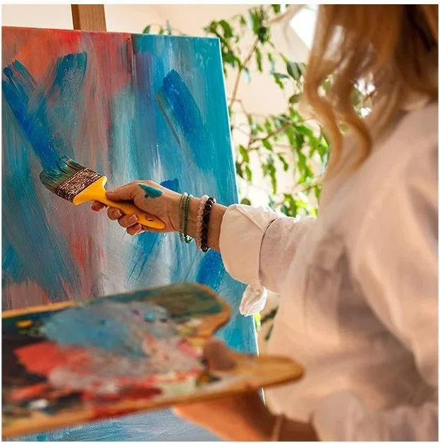 Brons Canvas 25X35 3 Pieces of Stretching Apart, Back Stapled 25*35 Canvas Acrylic Paint Oil ...