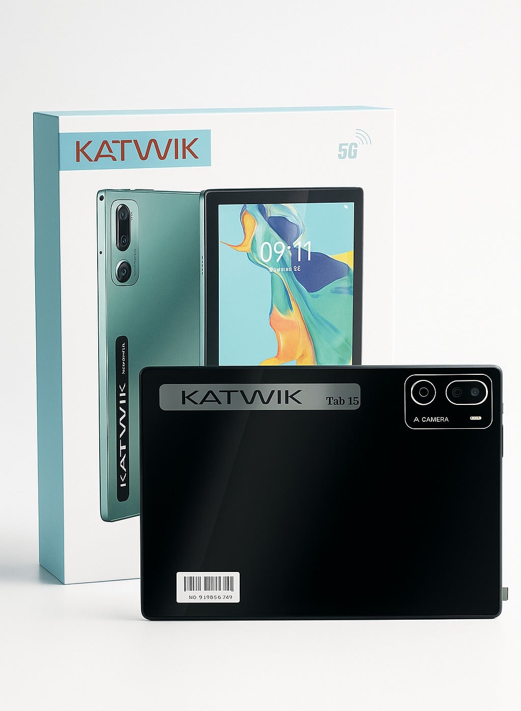 KATWIK TAB15 Smart Tablet | 10.1-inch Display FUHD | 16GB RAM | 1TB ROM ...