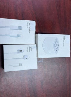 Generic Iphone Charger 20W USB-C Redington With Cable & Earphone KSA ...