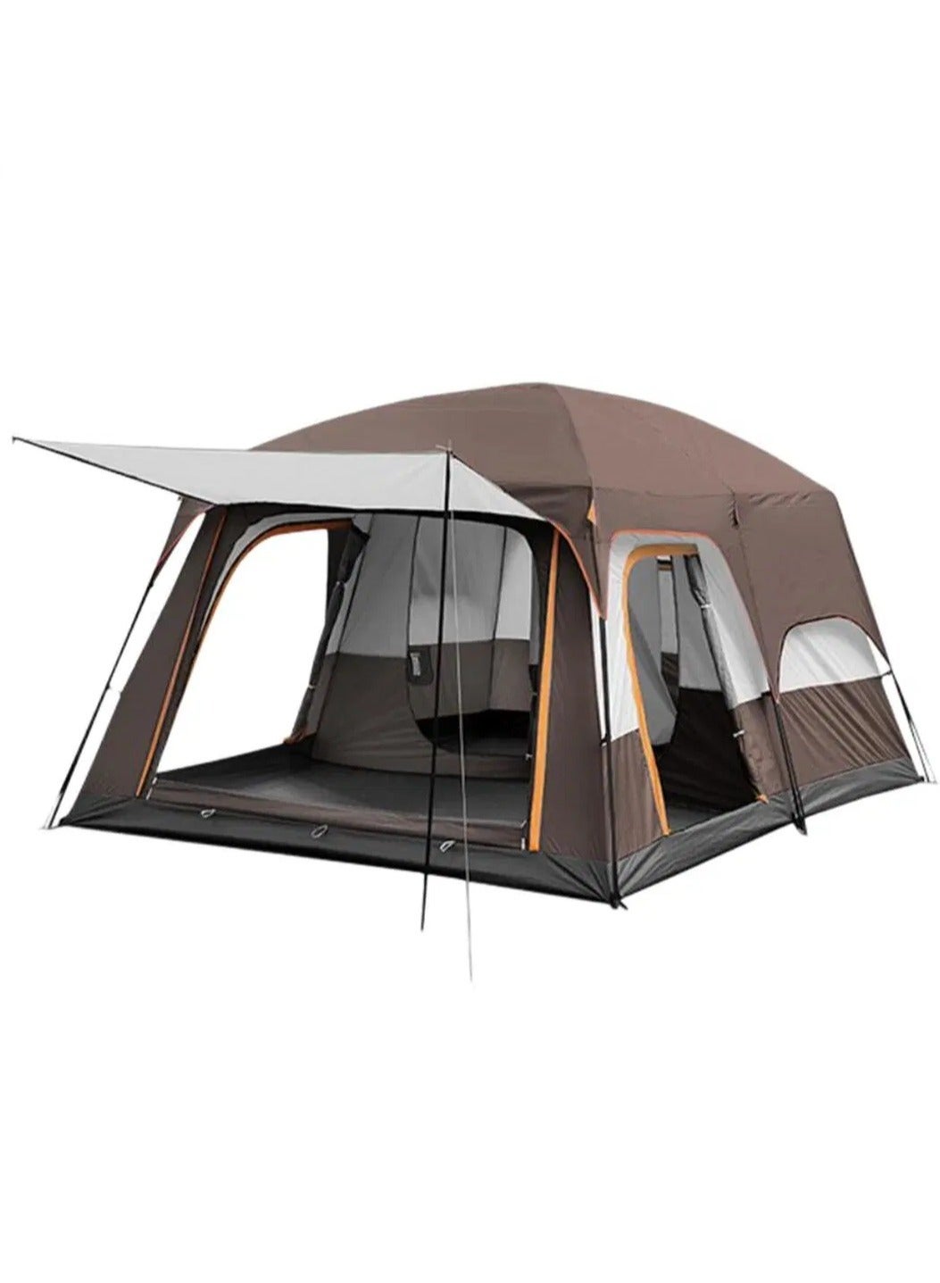Generic 4-12 Person Family Camping Tent, Stable Steel Pole Construction ...
