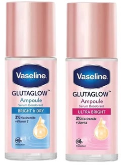 Vaseline Glutaglo set of dry and ultra-gloss deodorant ampoules, 45 ml ...