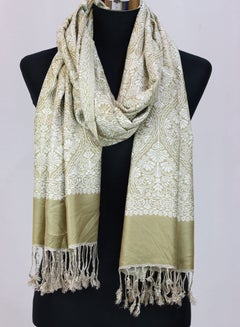 Sky cashmere Viscose Soft Pashmina Shawl with Matka Design For Women ...