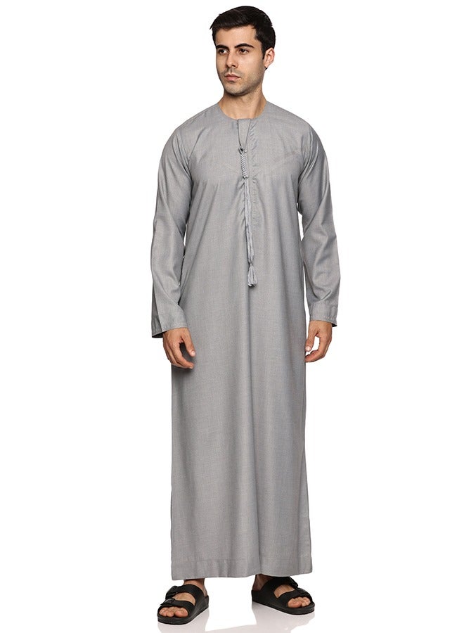 U.S. ELK Mens's Long Sleeve Emirati Kandura | Islamic Dishdasha Jubba ...