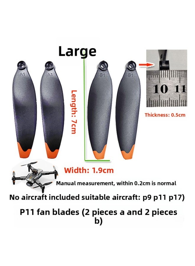 Generic P9 P11 Pro Max Remote Control Aircraft Blade Propeller P15 25 ...